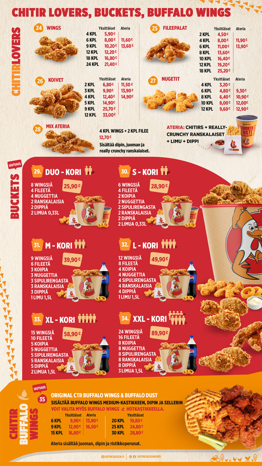 Ruokalista - Chitir Chicken