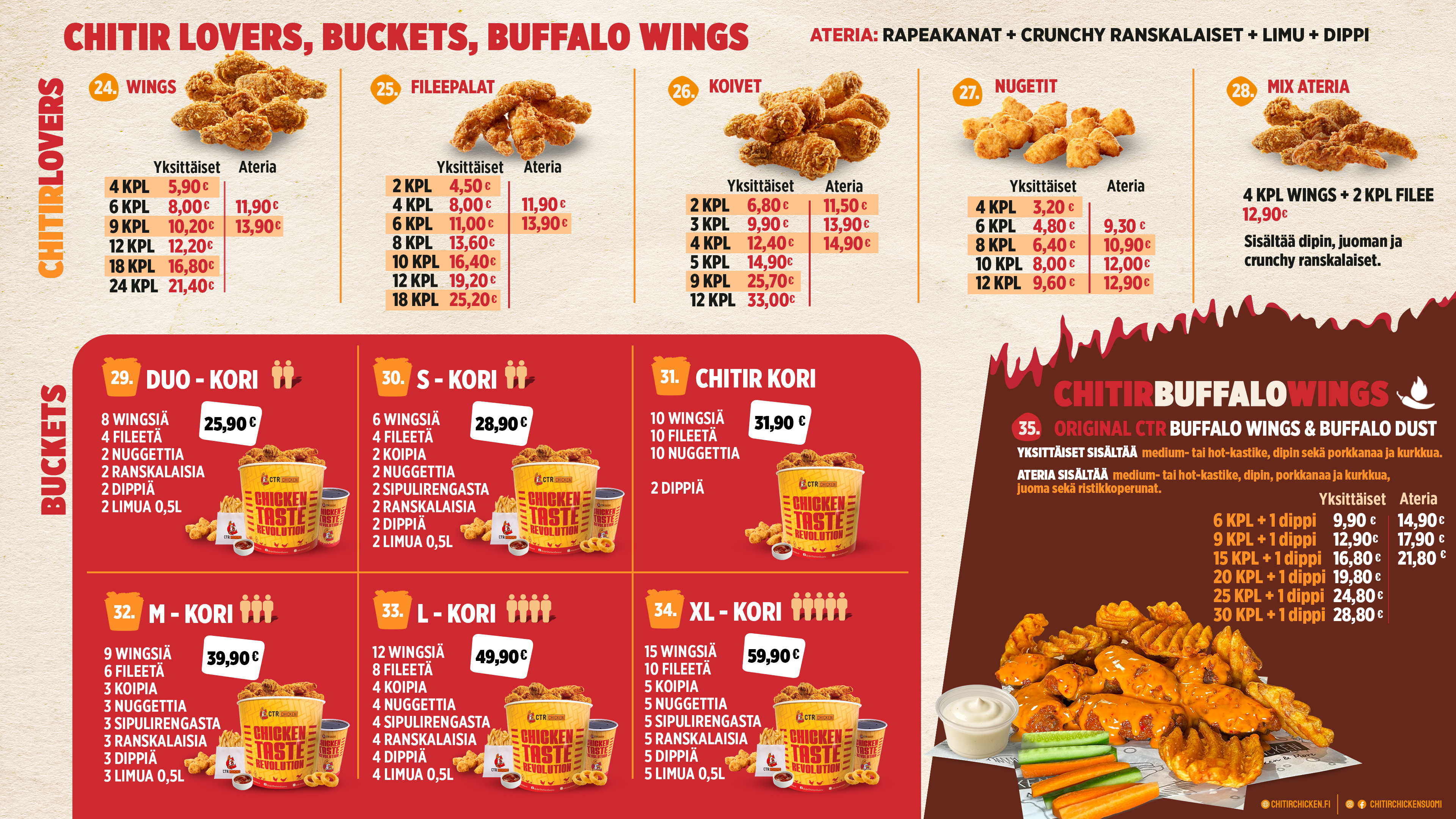 Ruokalista - Chitir Chicken