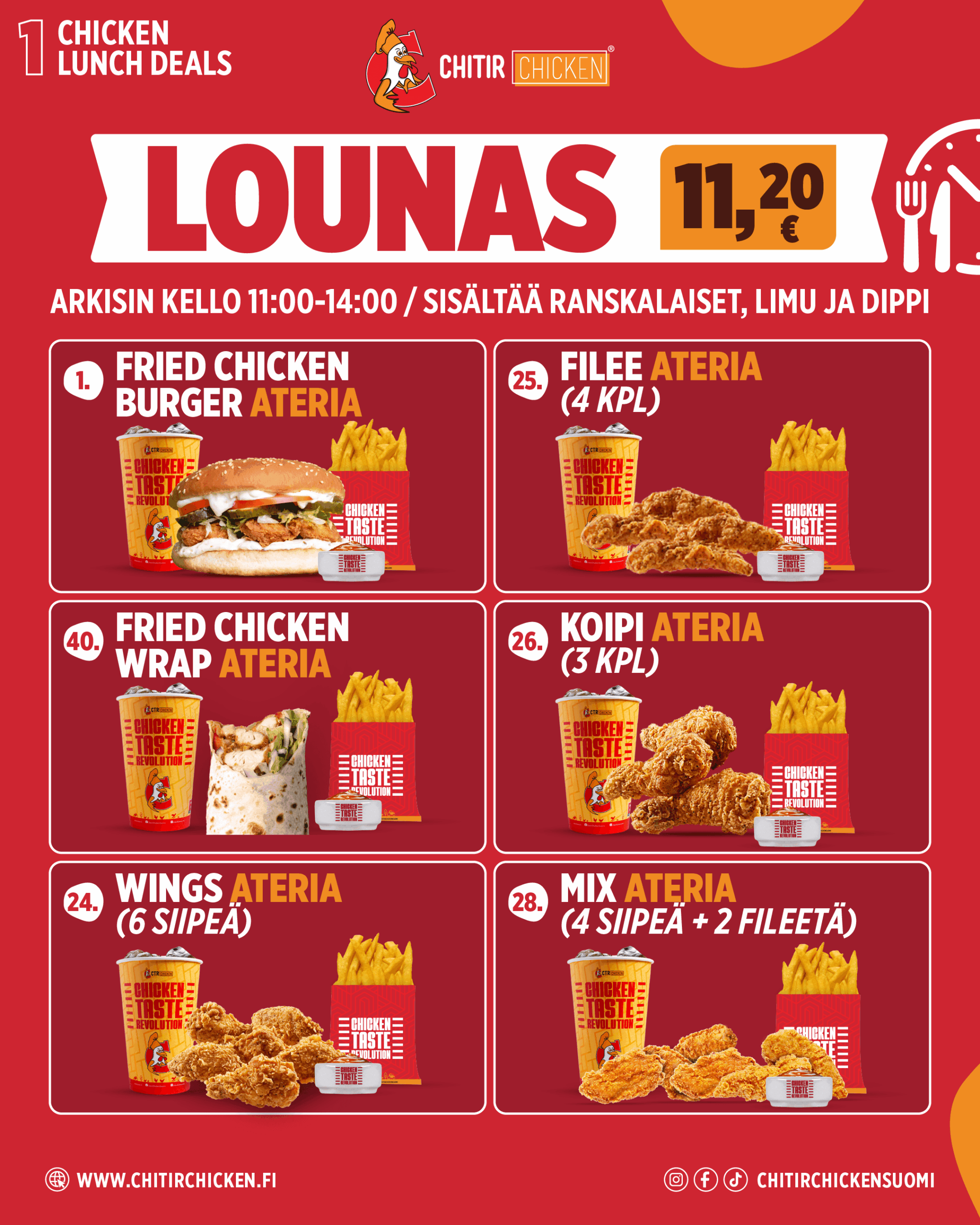 Ruokalista - Chitir Chicken